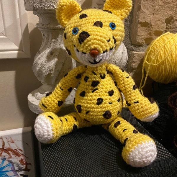 Leopard Crochet Pattern PDF - Crochet Leopard Amigurumi Pattern ...
