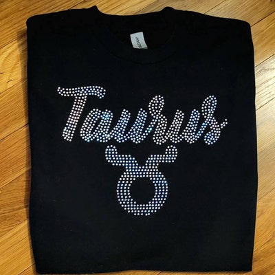 Taurus Rhinestone, Taurus Shirt, Rhinestone Template, Taurus Template ...
