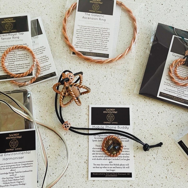 Environmental Harmoniser Tensor Rings Reiki Tool Meditation Tool Emf ...