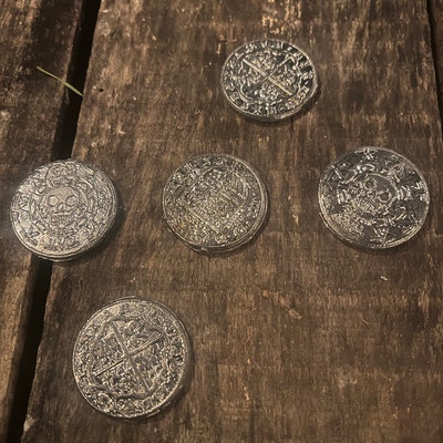 Graphite Casting Mold Double-sided Cursed Aztec Pirate Coin - Etsy