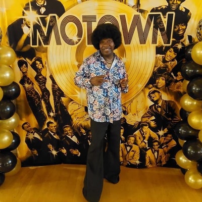 Motown Gold Event Backdrop Banner, Disco Birthday Banner and TV ...
