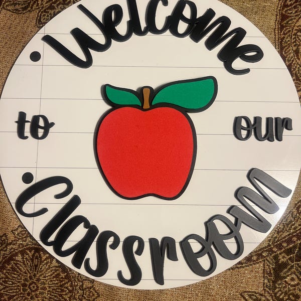 Welcome to Our Classroom Sign, With 13 Swappable Themes! - Etsy