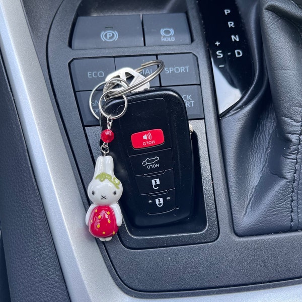 Miffy Handmade Frog Costume Keychain Charm Green and Yellow 1.5 Inches ...