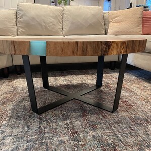 Steel End Table Legs/Night Stand Legs/Wide Base Trapezoid/Set | Etsy