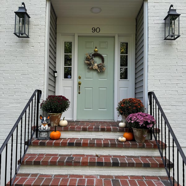 Boho Pampas Grass Eucalyptus Wreath for Front Door With Lamb's Ear and ...