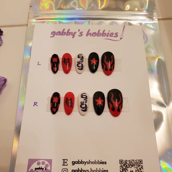 Fourth Wing Inspired Nails; Dragon Nails - Etsy