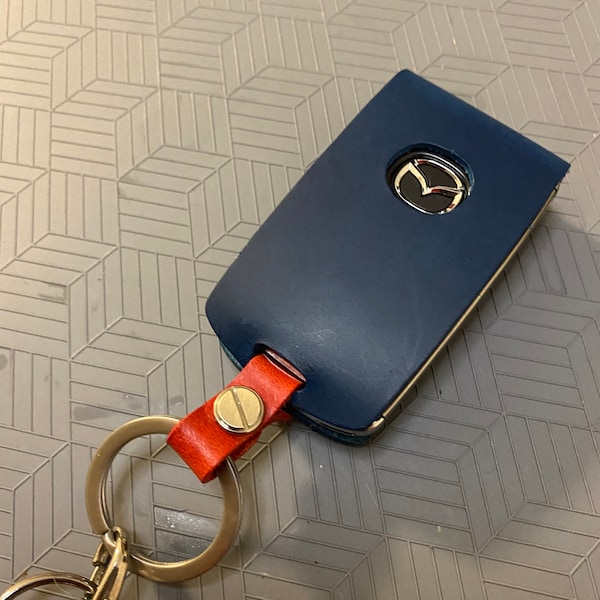 Mazda Series Leather Key Fob Cover Mazda 3, CX-30, CX-5, Mazda 6 - Key ...
