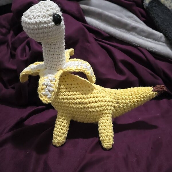 Baby Bananasaurus NO SEW Crochet Pattern - Etsy