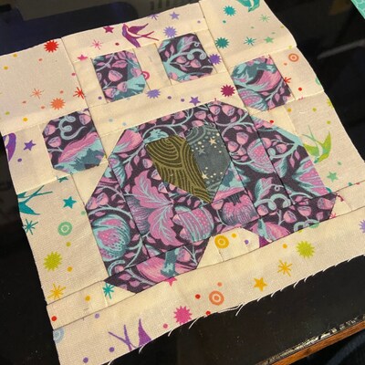 Love and Pawprints Dog / Cat Pet Paw With Heart Animal PDF Quilt Block ...