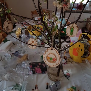 Bundle DIY Ostara Ornaments, Printable Ostara Decoration, Downloadable ...