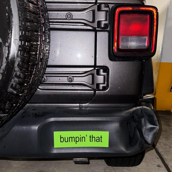 Bumpin' That Bumper Sticker | CHARLI XCX - Etsy