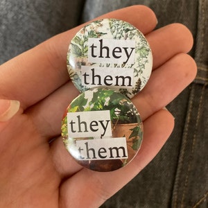 Pronoun Pins: CUSTOM ORDER quantity-based Discount Free - Etsy