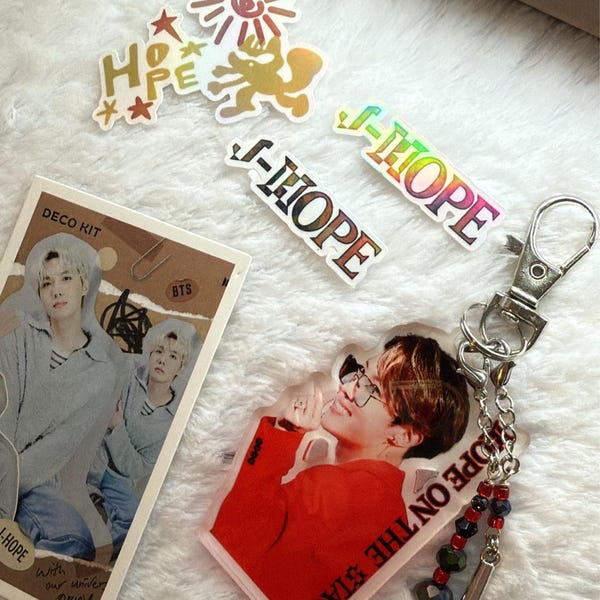 J-hope “hope on the Stage” Sticker Concert Freebies, Random Assortment ...