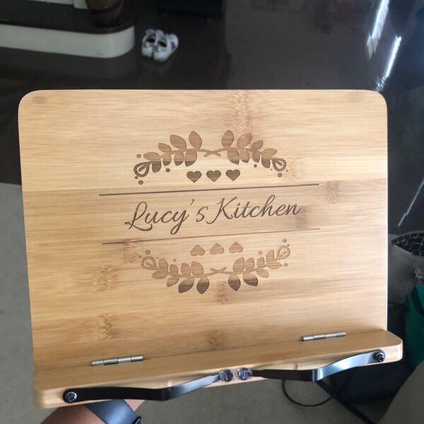 Personalized Book Stand, Custom Book Easel, Personalized, Gifts for Her ...