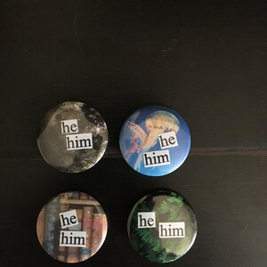 Handmade Collage Pin: 3-PACK CUSTOM ORDER - Etsy