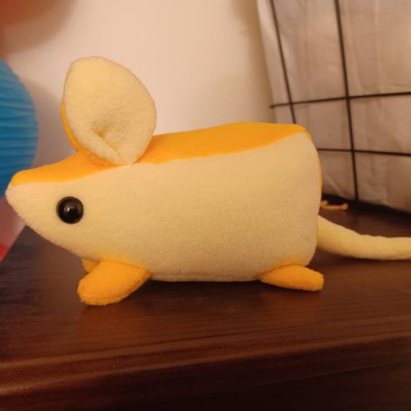 Cheese Mouse/rat Plush! Made to Order, Goofy Little Fella (cheesey If ...