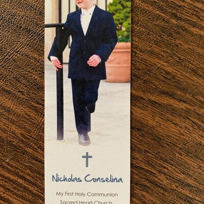 First Communion Remembrance Card, First Holy Communion Favor ...
