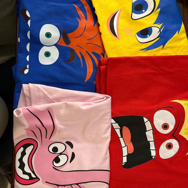 Custom Inside Out Character T-shirt: Family Matching Halloween Tees ...