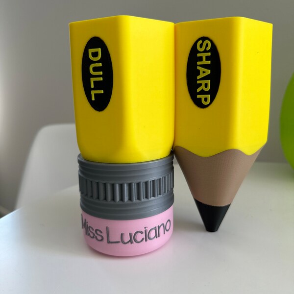 Pencil Holder for Primary School Teachers Desk Sharp Dull, Made in ...