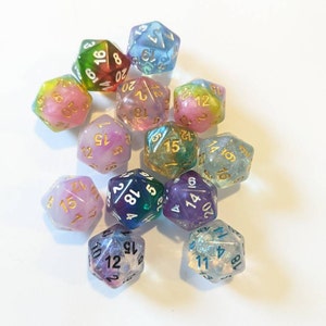 Potion Explosion Dice Set 7 Piece Polyhedral Dice Set DND - Etsy UK
