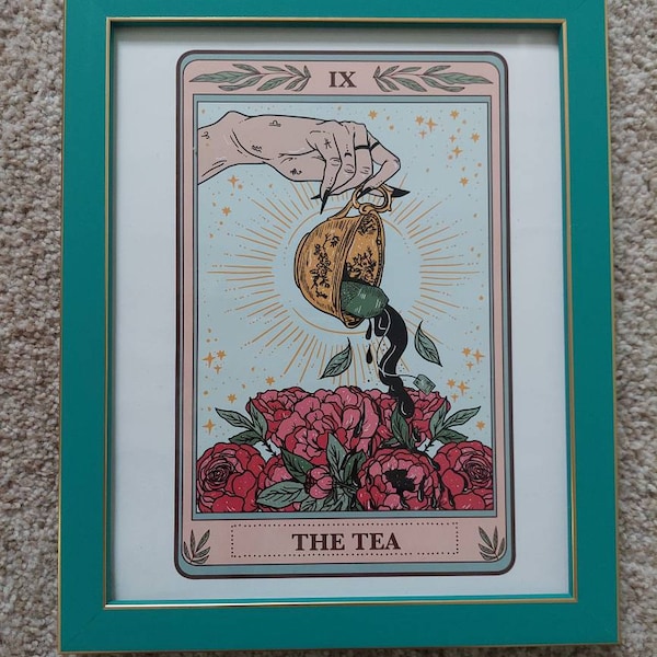 The Tea Tarot Framed Print, the Tea Tarot Card Poster, the Tea Tarot ...