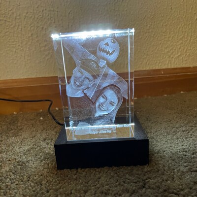 Locomotive Train Crystal Award Custom Laser Etched & - Etsy