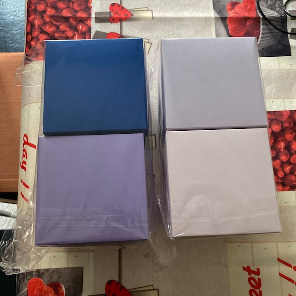 Sample Box - Luxury Favor Boxes With Lids in Various Size and Colors ...