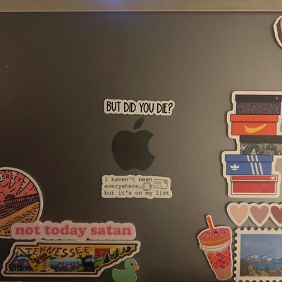 Musical Notes Heartbeat Sticker, Music Sticker, Musical Stickers, Funny ...