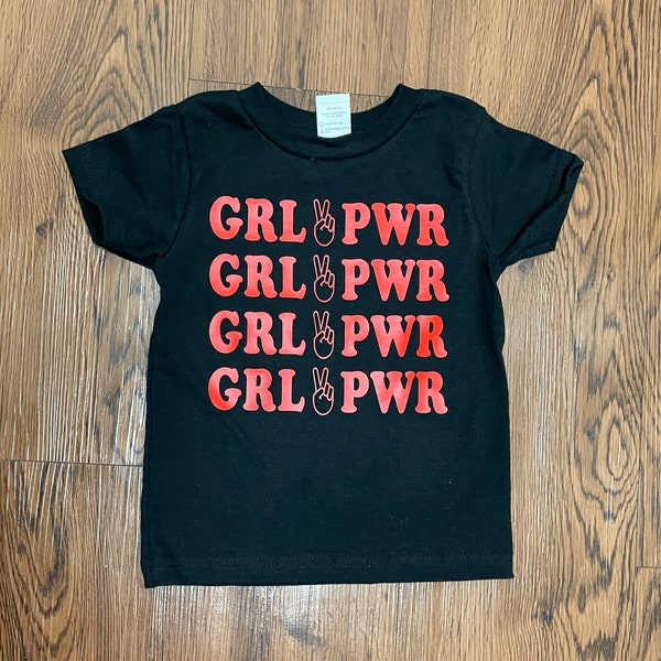Girl Power With Peace Sign Svg Dxf Eps Png Jpg Pdf - Graphic Tee Svg ...