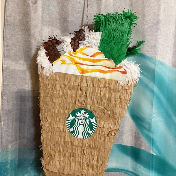 Coffee Pinata! 27”x 16”x 4” Starbucks Theme - Etsy