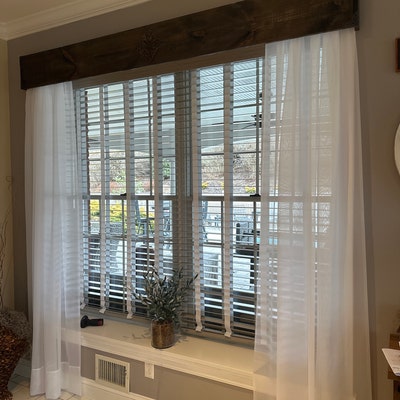 Rustic Farmhouse Wood Valance Cornice, Wood Window Valance, Wood Pelmet ...