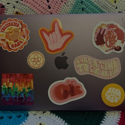 ILY ASL Sticker Deaf Artist Sticker Pack ASL Stickers I Love You Sign ...