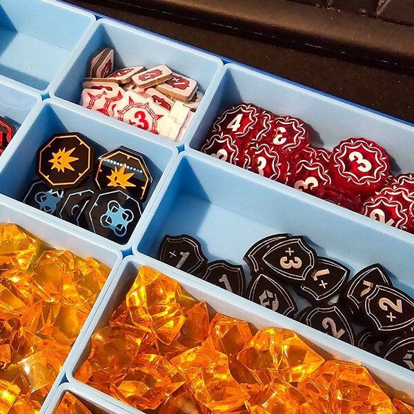 Keyforge - Ward and Enrage Tokens - Black - Etsy