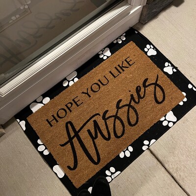 Happy Camper Vibes / Housewarming Gift / Family Name Doormat ...