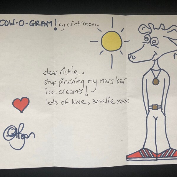 SMOKING COW Hand Made by Clint Boon. Cow Art on Canvas. Each Piece ...