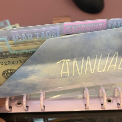 Wallet Dividers With Tabs Colorful Cash Dividers for Wallets Cute Cash ...