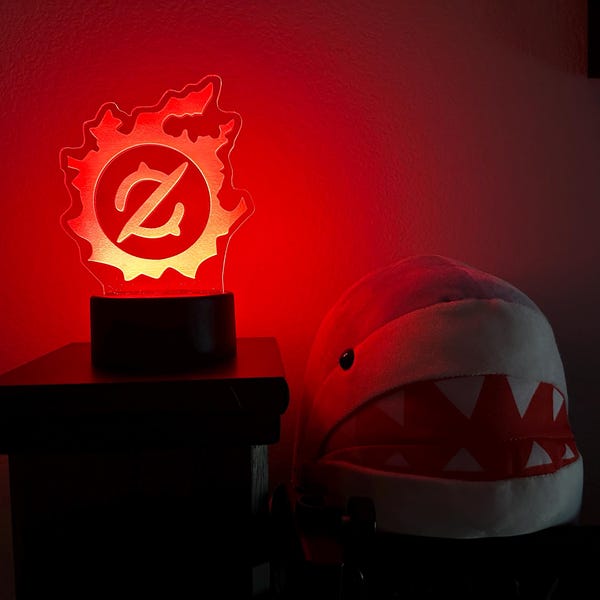 FFXIV | Final Fantasy XIV Acrylic Light Lamp for Any Job/class - Etsy