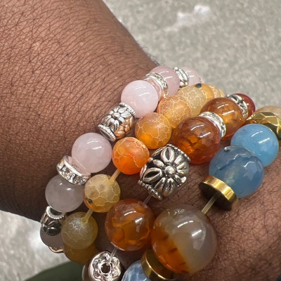 Stay Salty POTS Awareness Stretchy Stacking Bracelets Set of Three ...