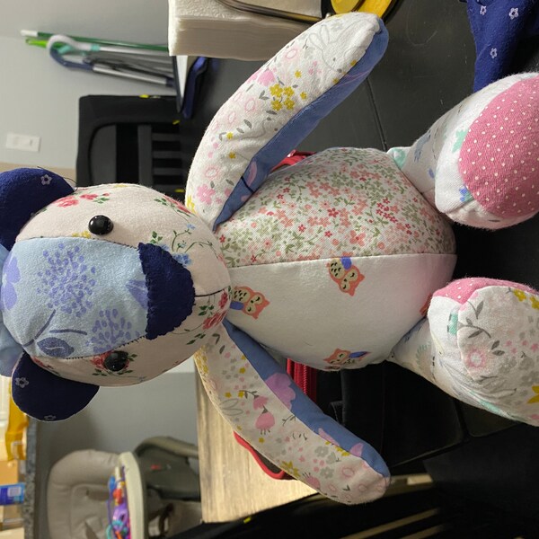 Memory Bear Sewing Pattern - 6 SIZES + VIDEO Tutorial, Keepsake Bear ...