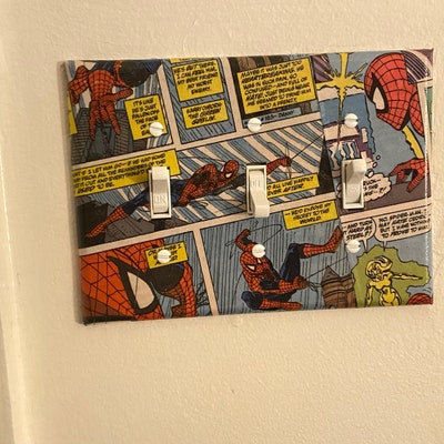 Star Wars Light Switch Plate Cover Custom Star Wars Comic - Etsy