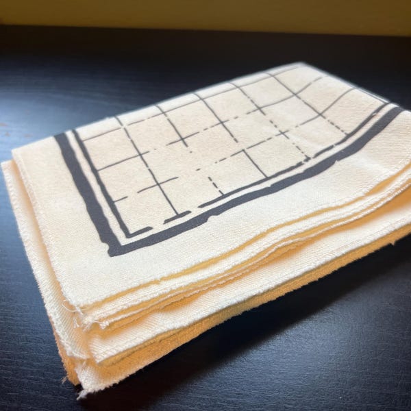 Cloth RPG Battle Map | 21" X 27" Square Grid | Gift for Dungeon Masters ...