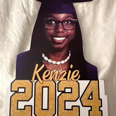 Personalized Graduation Face Centerpieces, Face on a Stick Centerpiece ...