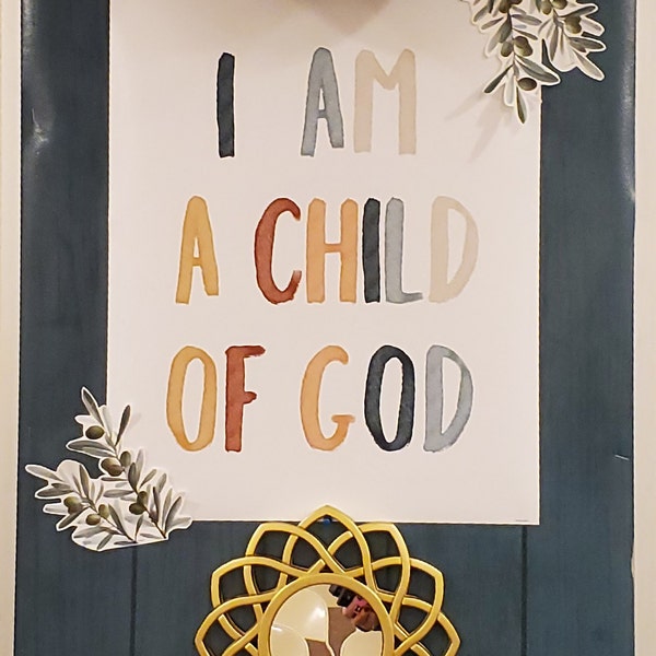 Printable Bible Kids Affirmations Print, Christian Nursery Affirmations ...