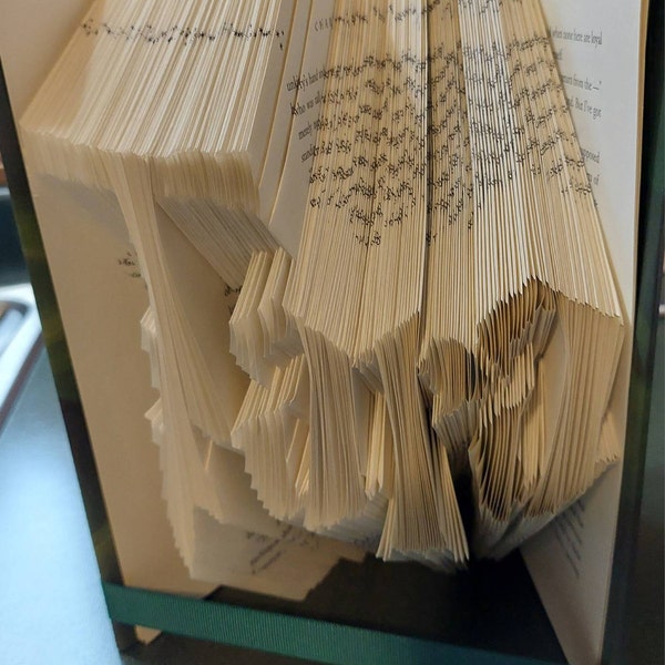 Moose Bust V1 - Folded Book Art Pattern - Combination Fold - Instant ...