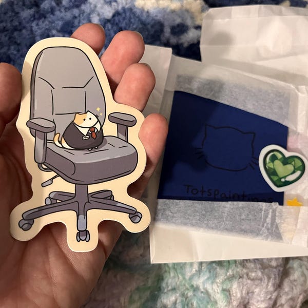 Boss Kitty Sticker / Cat Sticker / Vinyl Sticker / Journaling ...