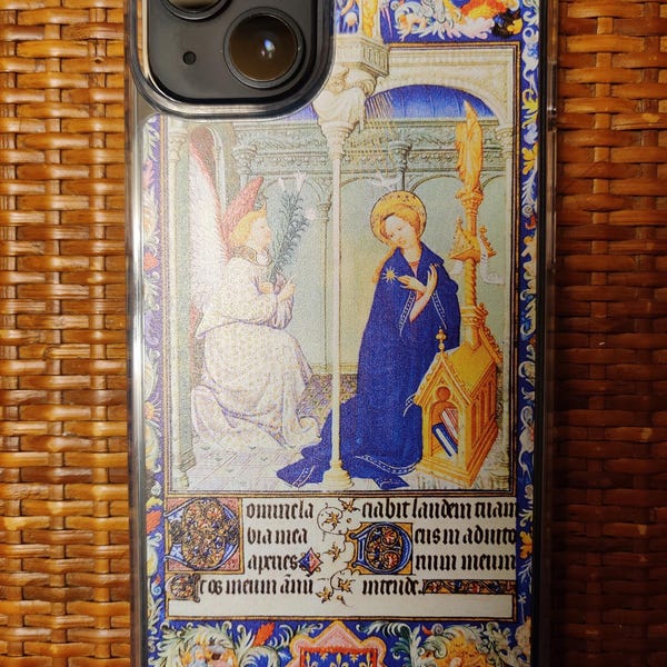 Medieval Book of Hours iPhone Case With Christian Text and Images From ...