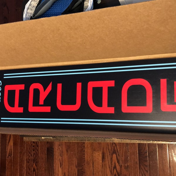Arcade Sign Vertical, Gamer Gift, Custom Arcade Decor, Game Room Sign ...