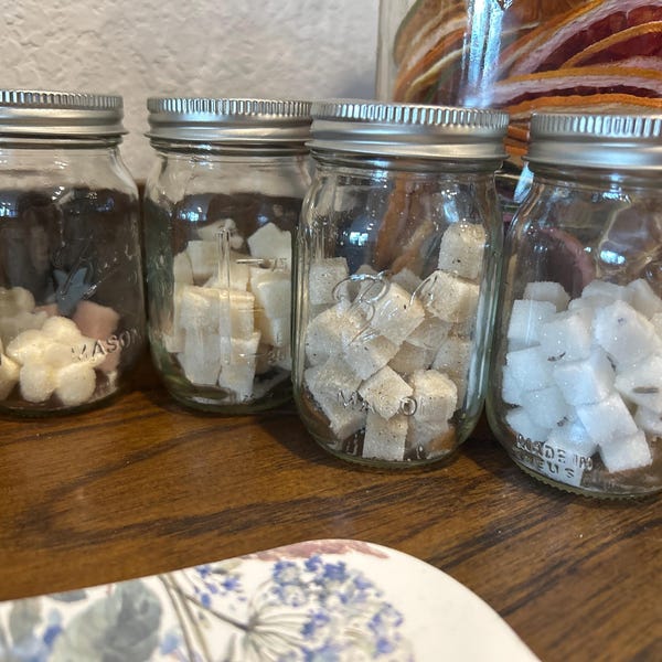 Infused MINI Sugar Cubes - 144 Count - Handcrafted, for Tea or ...