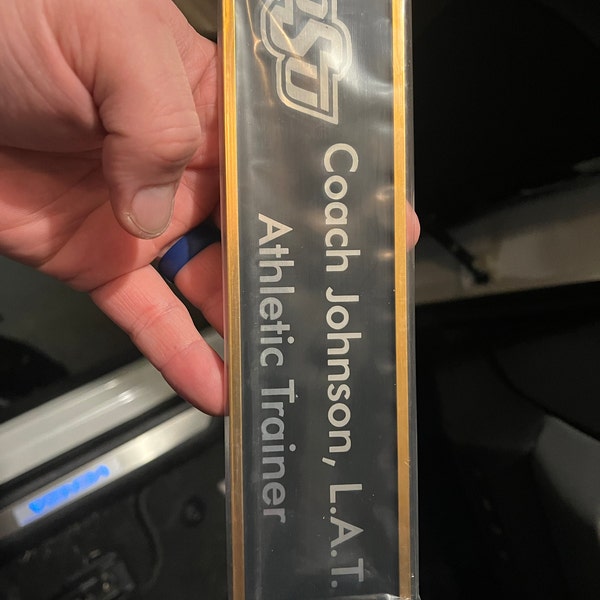 Office Wall Name Plate, Cubicle Name Plate, Door Sign, Employee Name ...