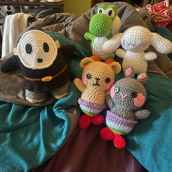 Shy Guy Mario Video Game Amigurumi Crochet Pattern | Amigurumi Crochet | Pdf-pattern | ENG / SPA ...